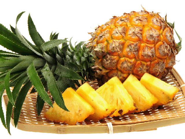 Thơm trái tươi có ruột vàng, vị ngọt - Thực phẩm Đồng Xanh